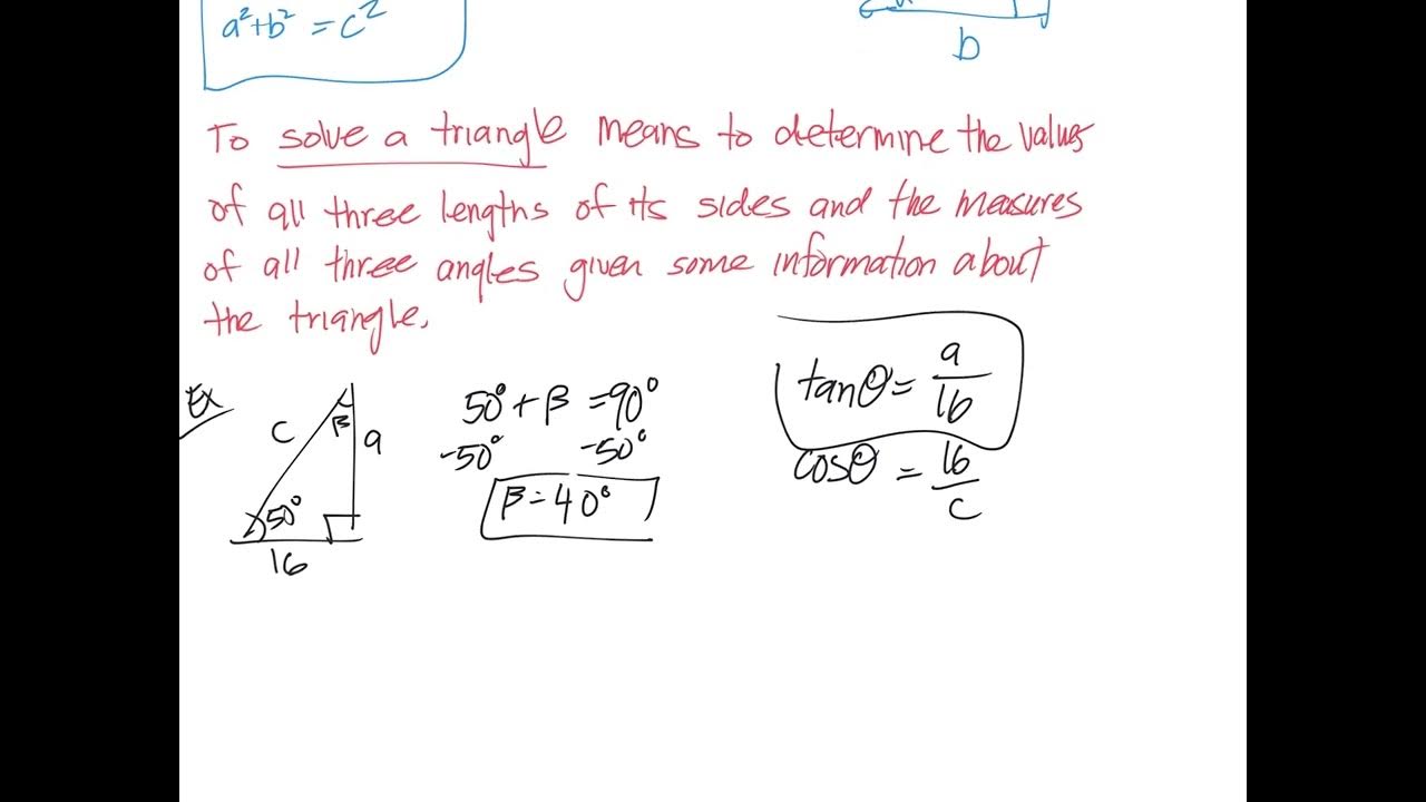 1.4 pt3: Right Triangle Trigonometry: Using Calculators & Solving Right Triangles & Applied ...