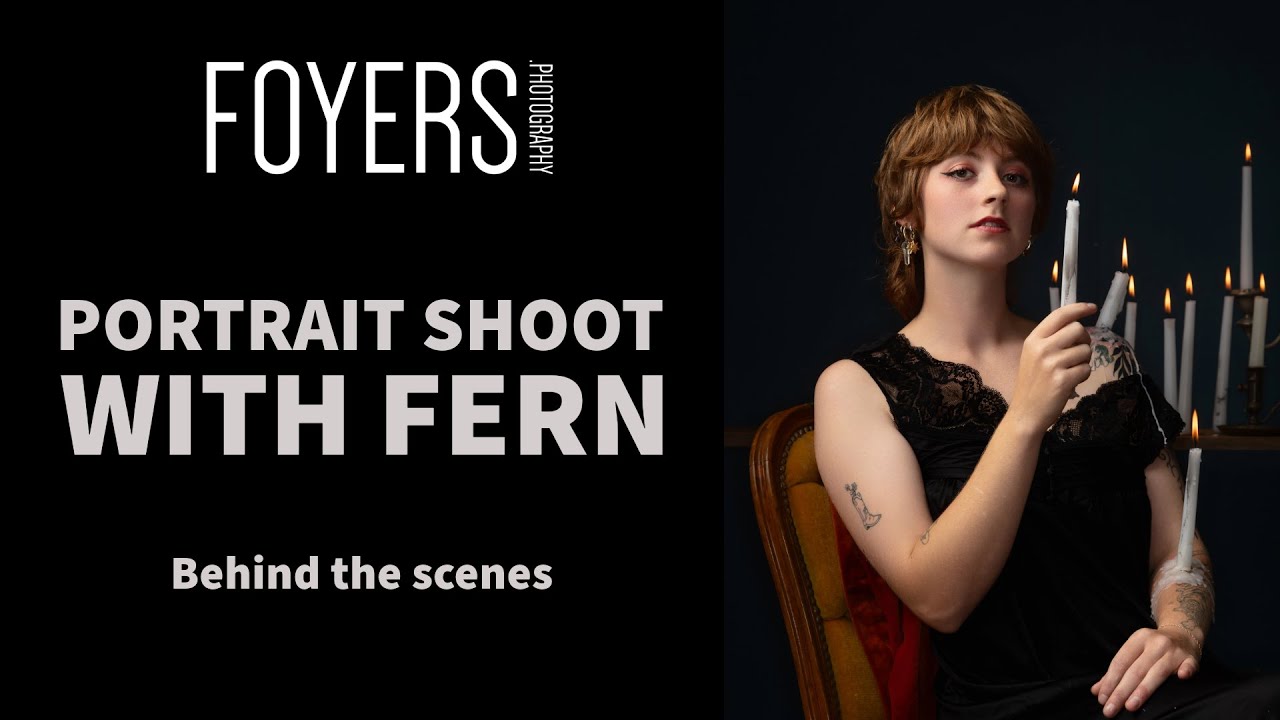 Behind-the-scenes: Portrait shoot with Fern - YouTube