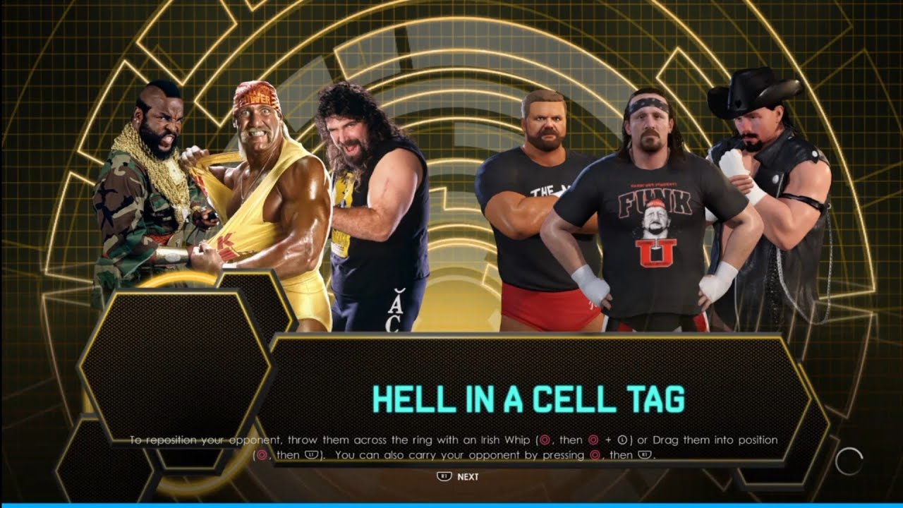 War Games Hogans Heroes vs The Stud Stable WCW Fall Brawl 94. WWE 2K22 ...