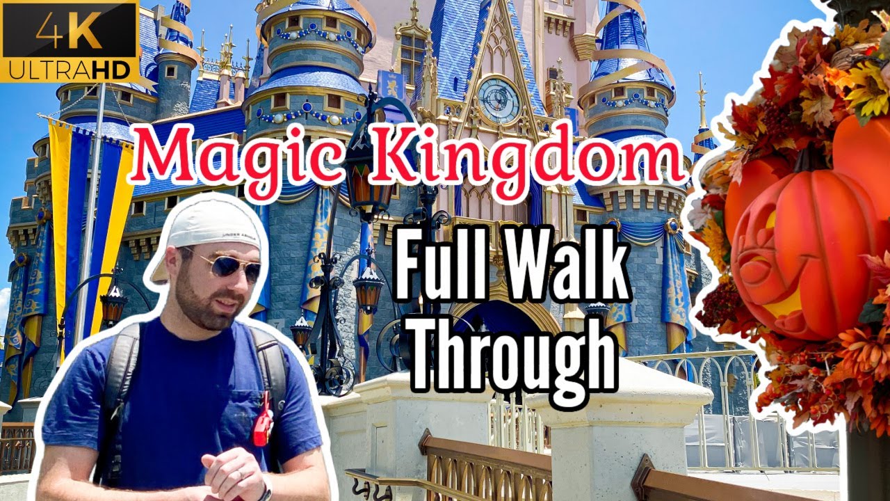 [4K] DISNEY WORLD FULL WALKING TOUR | 2021 Magic Kingdom Complete ...