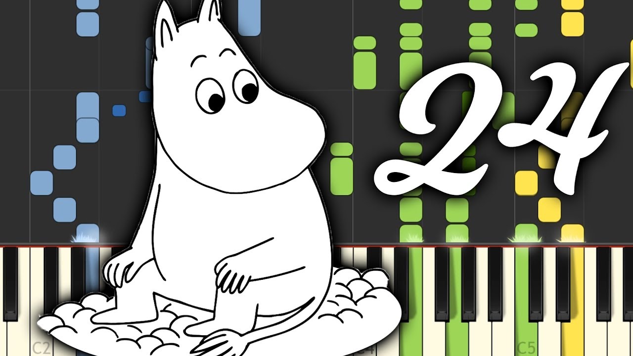 MOOMIN MUSIC 24 [Witchcraft] - Piano Tutorial (Synthesia) - YouTube