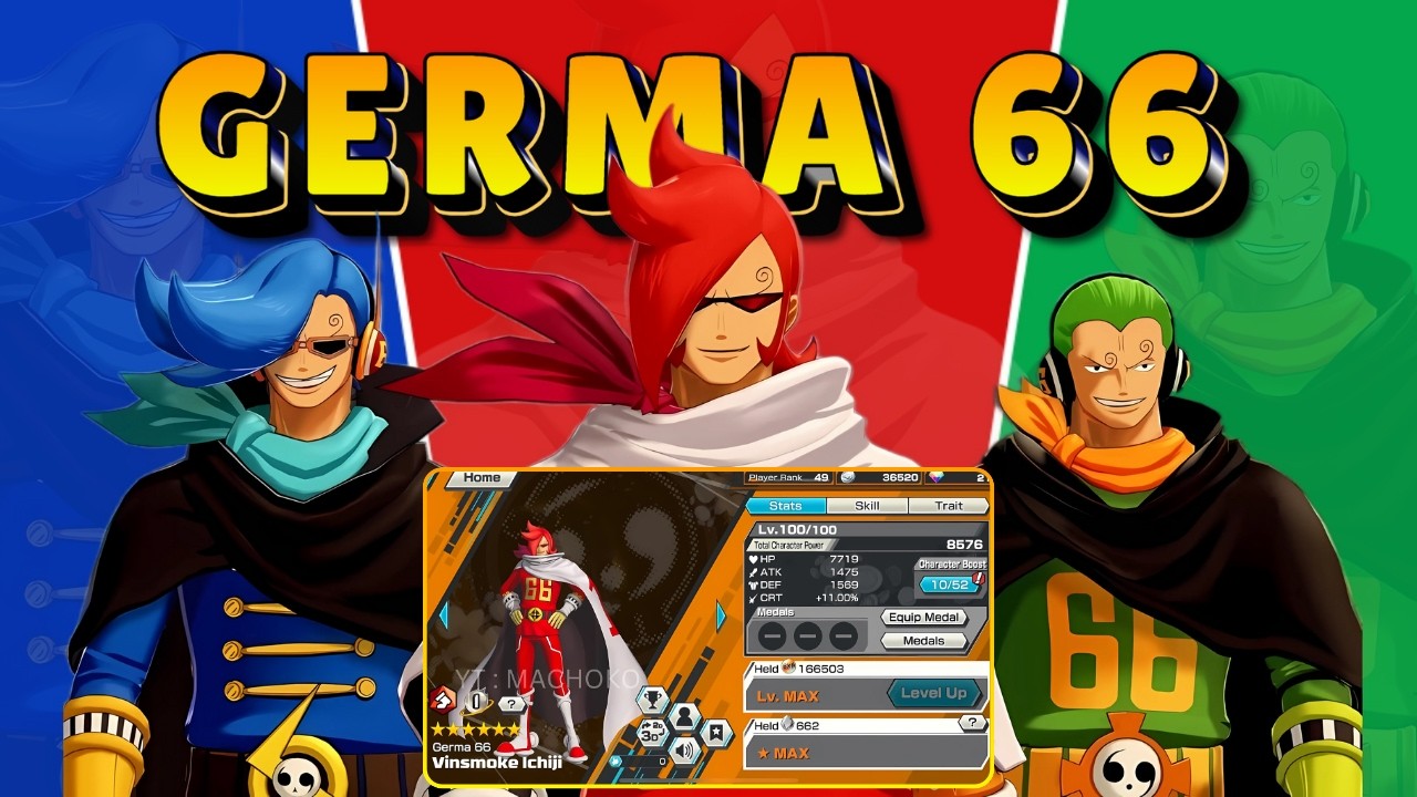 New Character Special GERMA 66 !! New Skin OPBR !! - YouTube