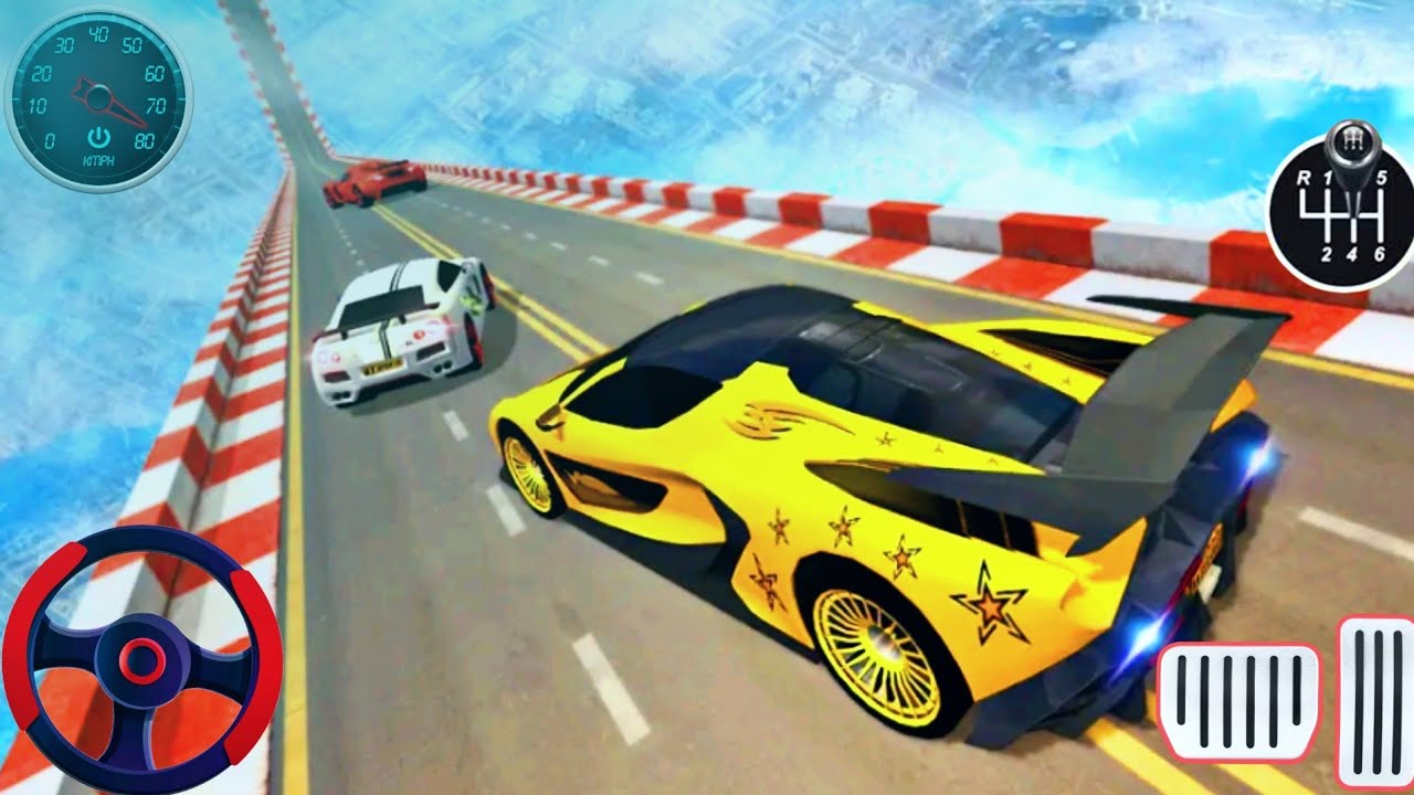Drive Racing Cars in MEGA Stunts Ramps with thrilling car stunts Thar ...