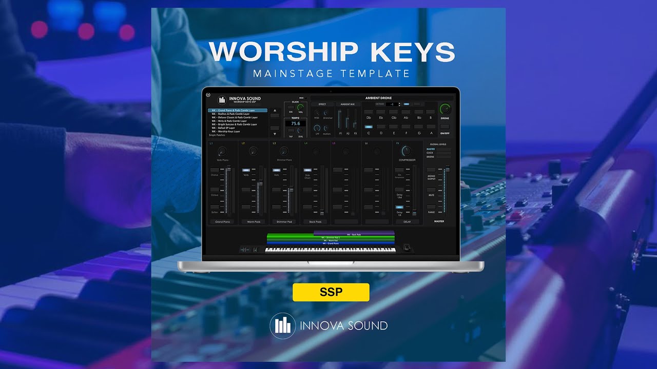 Worship Keys - Mainstage Template - YouTube