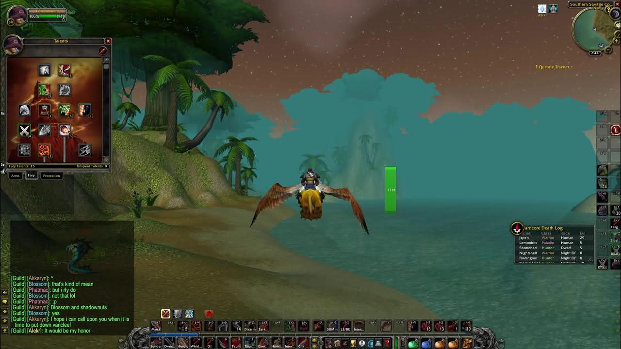 Wow Classic Hardcore Ssf 9 Defias Pillager Lvl 32 Warrior Gnomeregan Youtube
