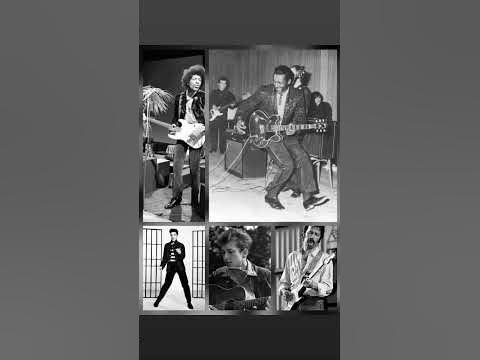 Chuck berry, jimi hendrix, elvis presley, bob dylan, erick clapton ...