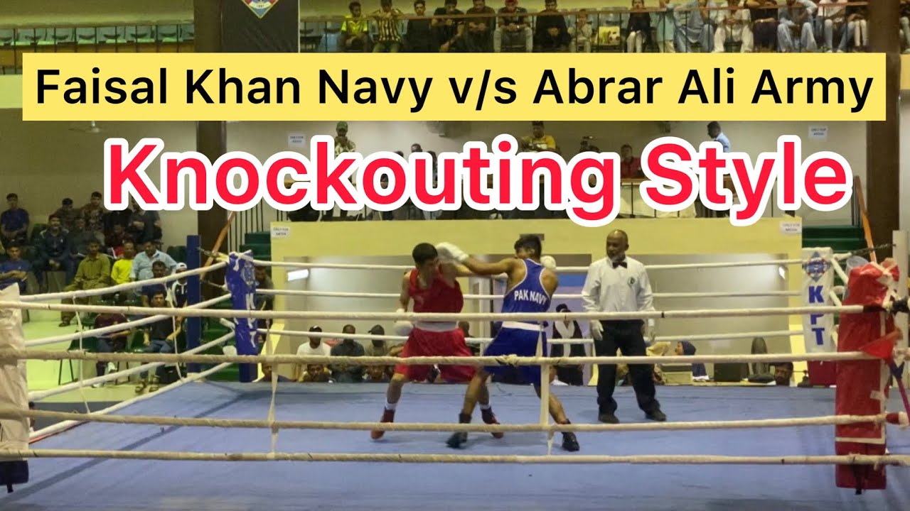 Faisal Khan Navy v/s Abrar ali Army 40th National Championship Karachi ...