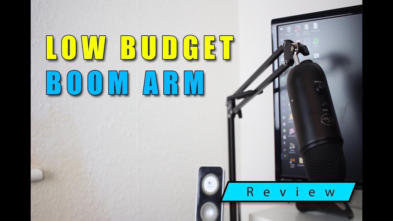 Low Budget Boom Arm Review - YouTube