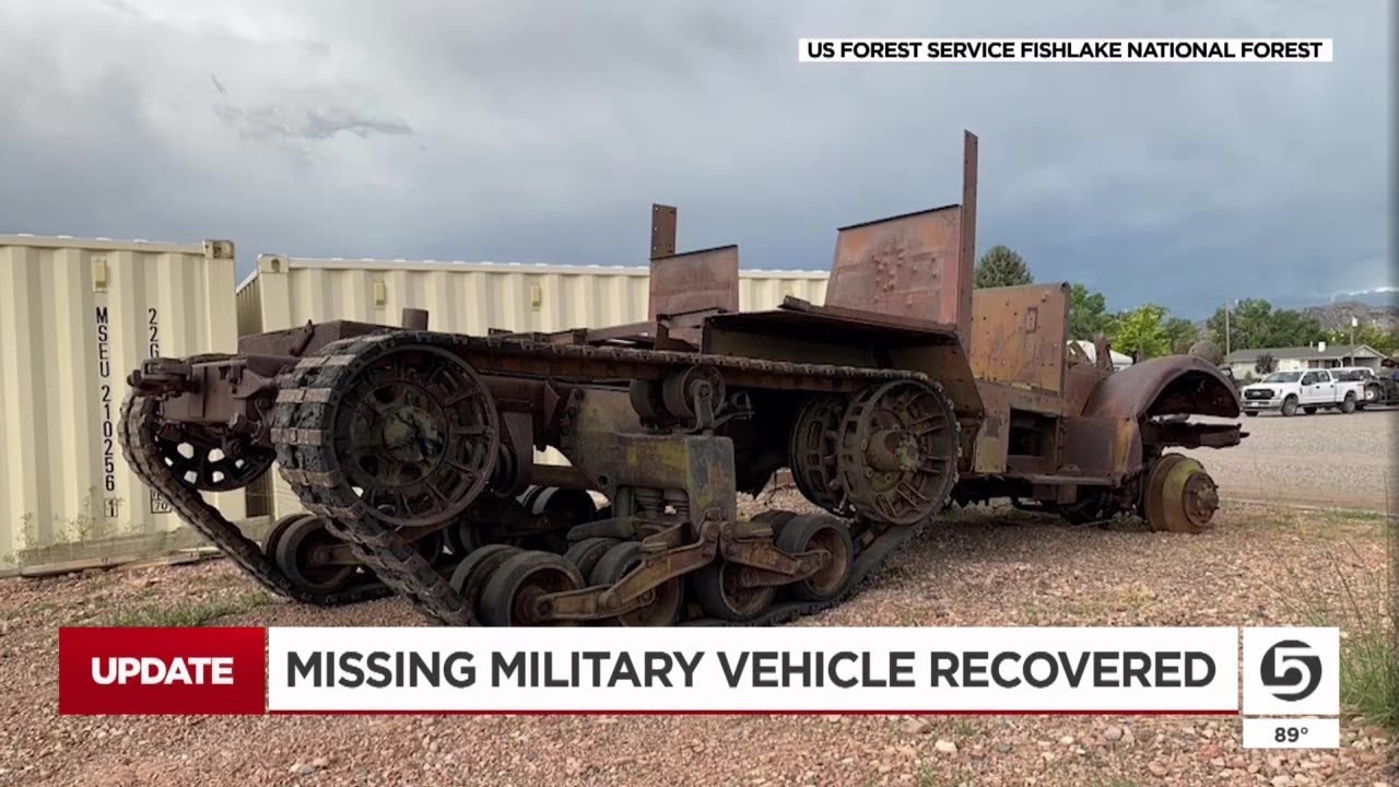 Stolen historical military truck returned to Fishlake Nat'l Forest ...