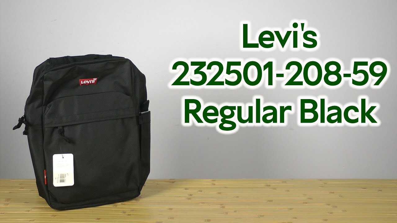 Розпаковка Levi's 232501-208-59 Regular Black - YouTube