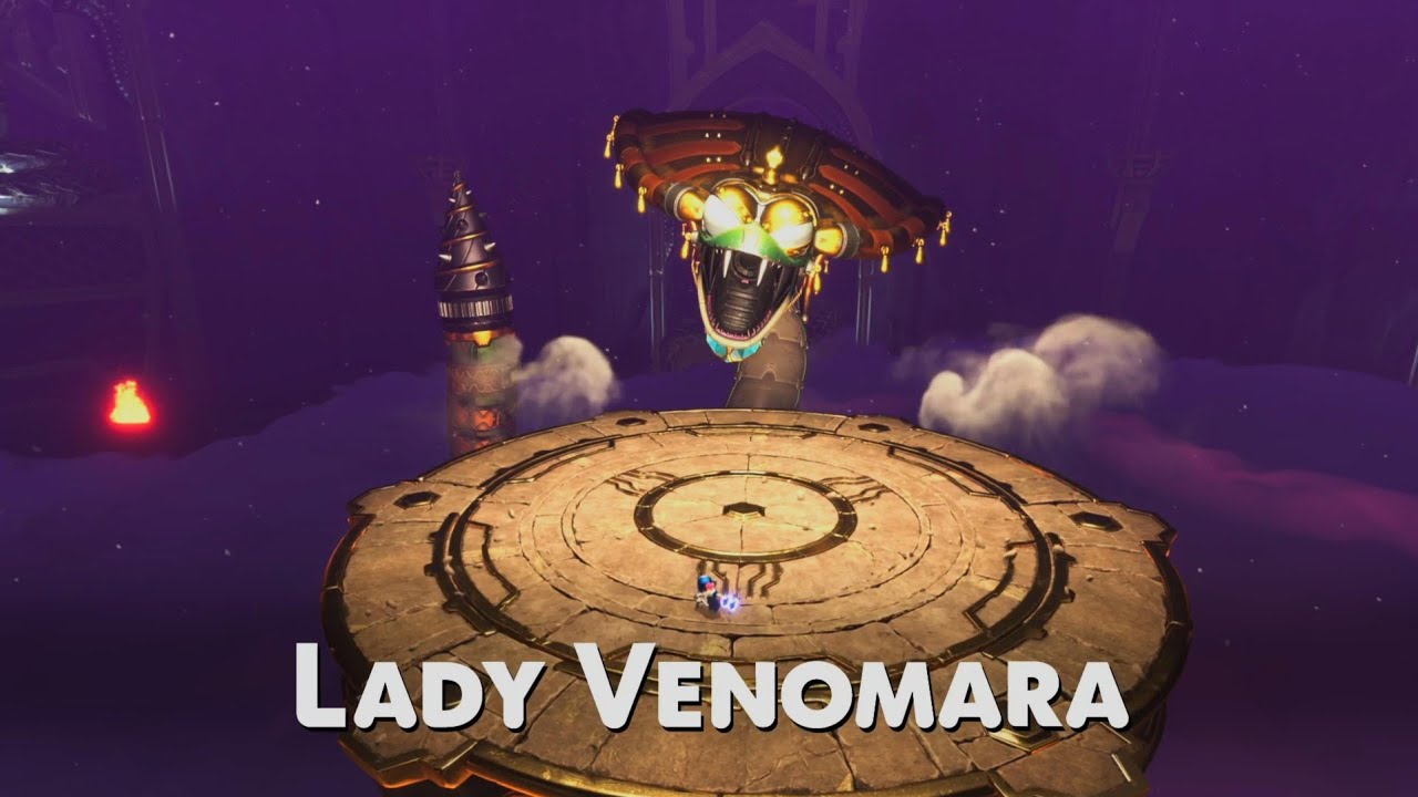 ASTRO BOT | Snake BOSS Fight Gameplay | Lady Venomara BOSS Fight - YouTube