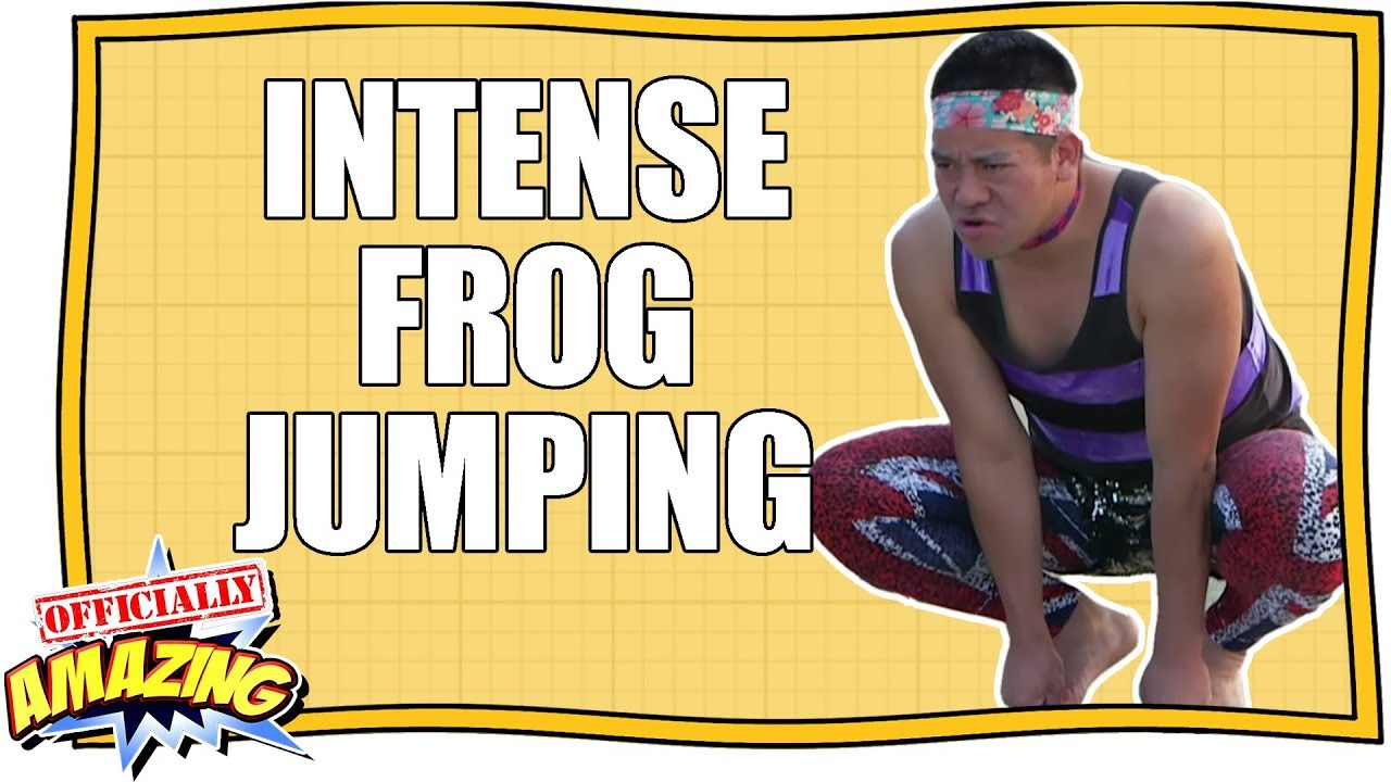 Really Intense Frog Jumping | Officially Amazing | Nugget - YouTube