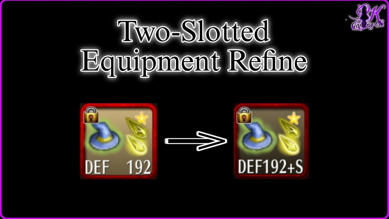 [Toram Online] - Two-Slotted Equipment Refine (Full LUK with Mithril ...