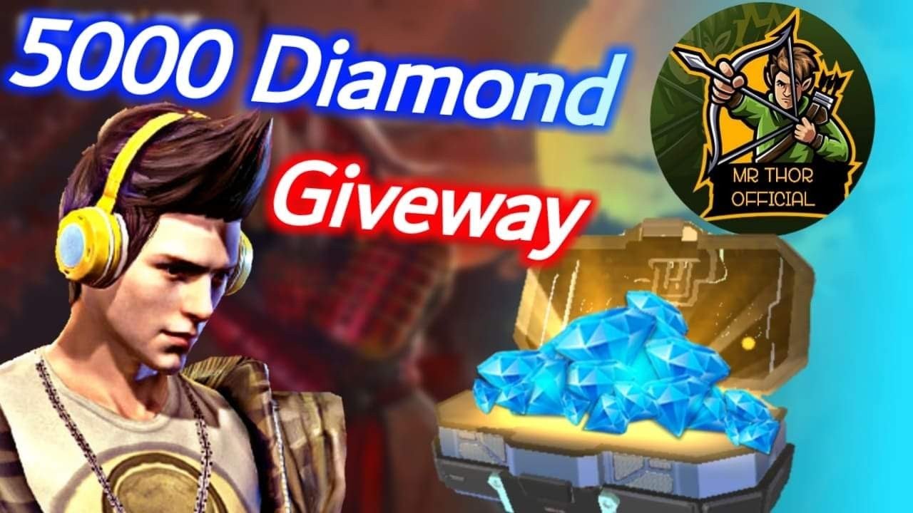 Giveaway 5000 diamond so Don't miss the free diamonds - YouTube