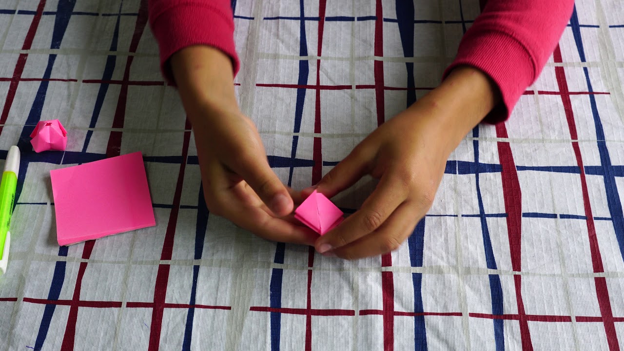 DIY Sticky Note Cube - YouTube