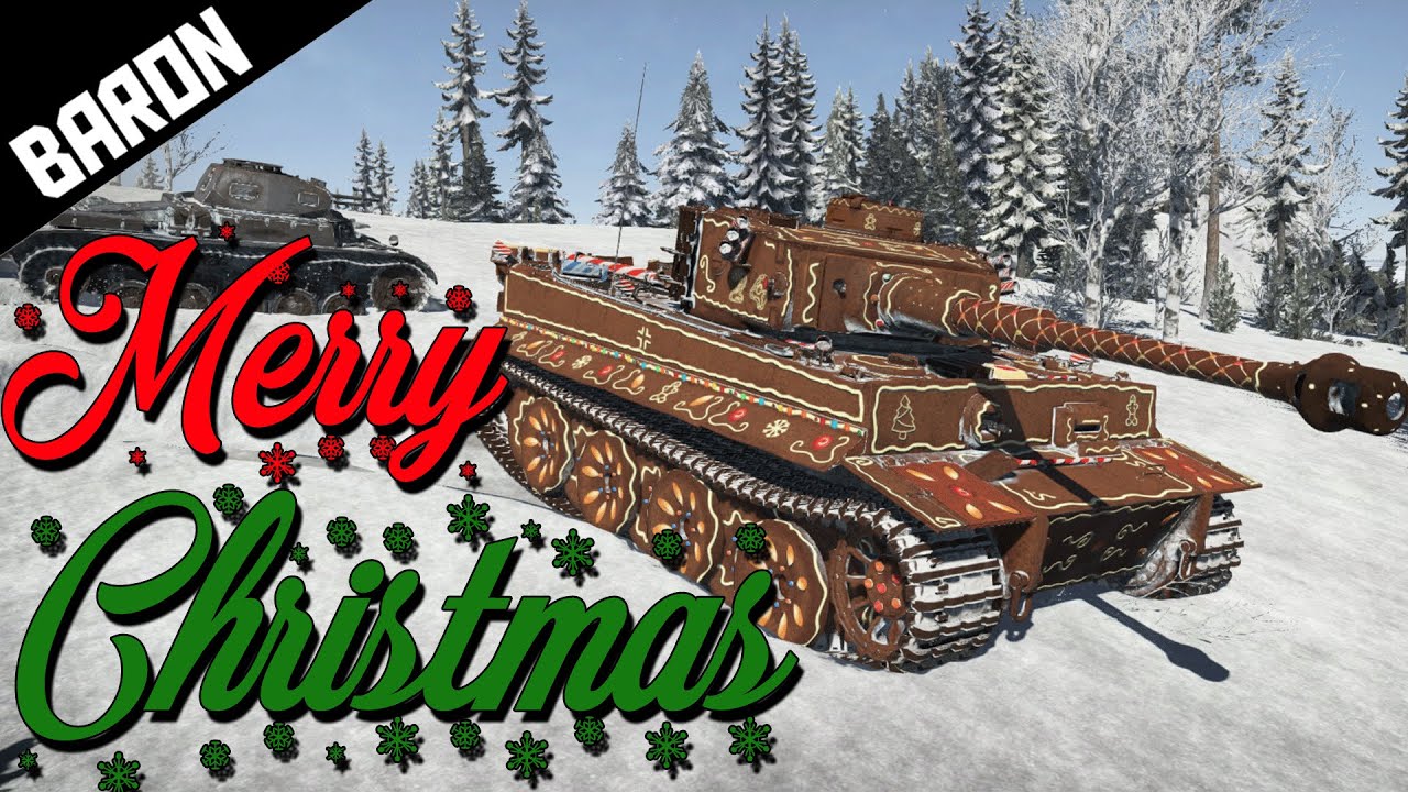 MERRY CHRISTMAS From Baron! - Gigner Bread Tiger Tank! - YouTube