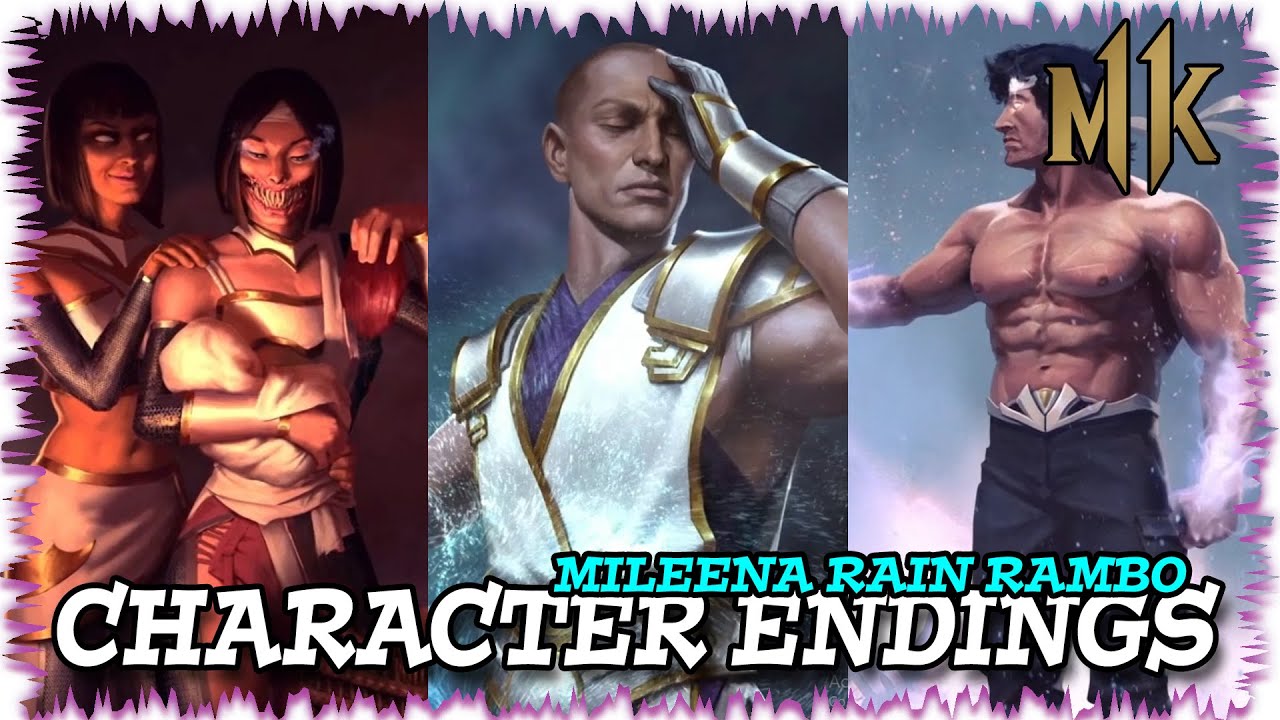 MILEENA RAIN & RAMBO ENDING!! Kronika Tower Character Endings!! Kombat ...