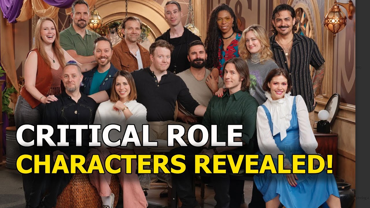 Critical Role Characters Revealed for Campaign 4 - YouTube