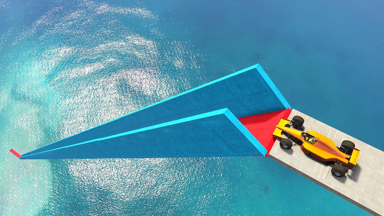 F1 Super Slide Over the Sea - GTA 5 Online - YouTube