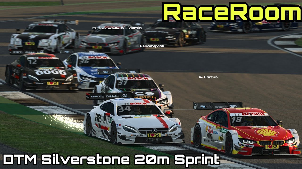 RaceRoom | Silverstone Sprint | #DTM 16 - YouTube