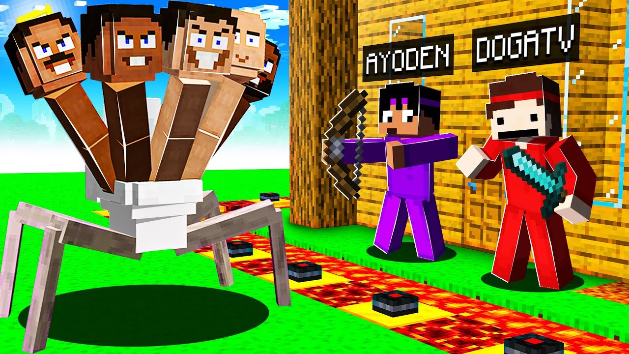 MUTANT SKIBIDI TOILET vs Most Secure Minecraft House... - YouTube