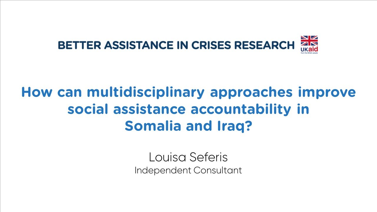 How can multidisciplinary approaches improve social assistance in ...