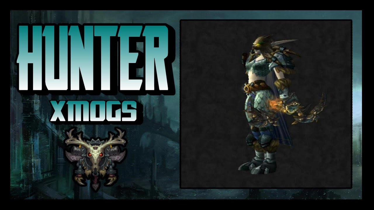 World of Warcraft - Hunter Transmogs - Sinister Sniper Xmog Set - YouTube