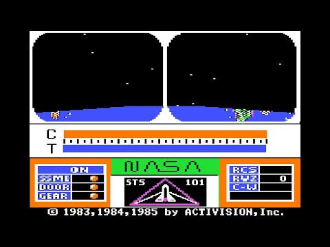 Space Shuttle Level 1 Longplay (Apple II - Activision) - YouTube