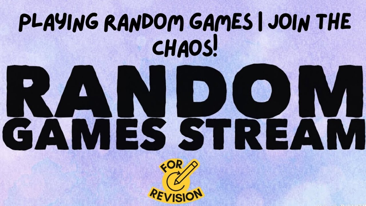 Playing Random Games | Join the Chaos! - YouTube