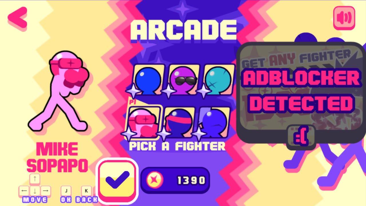 Stick Fighter (PC/Web) Mike Sopapo - 1 Player Mode [Playthrough] - YouTube