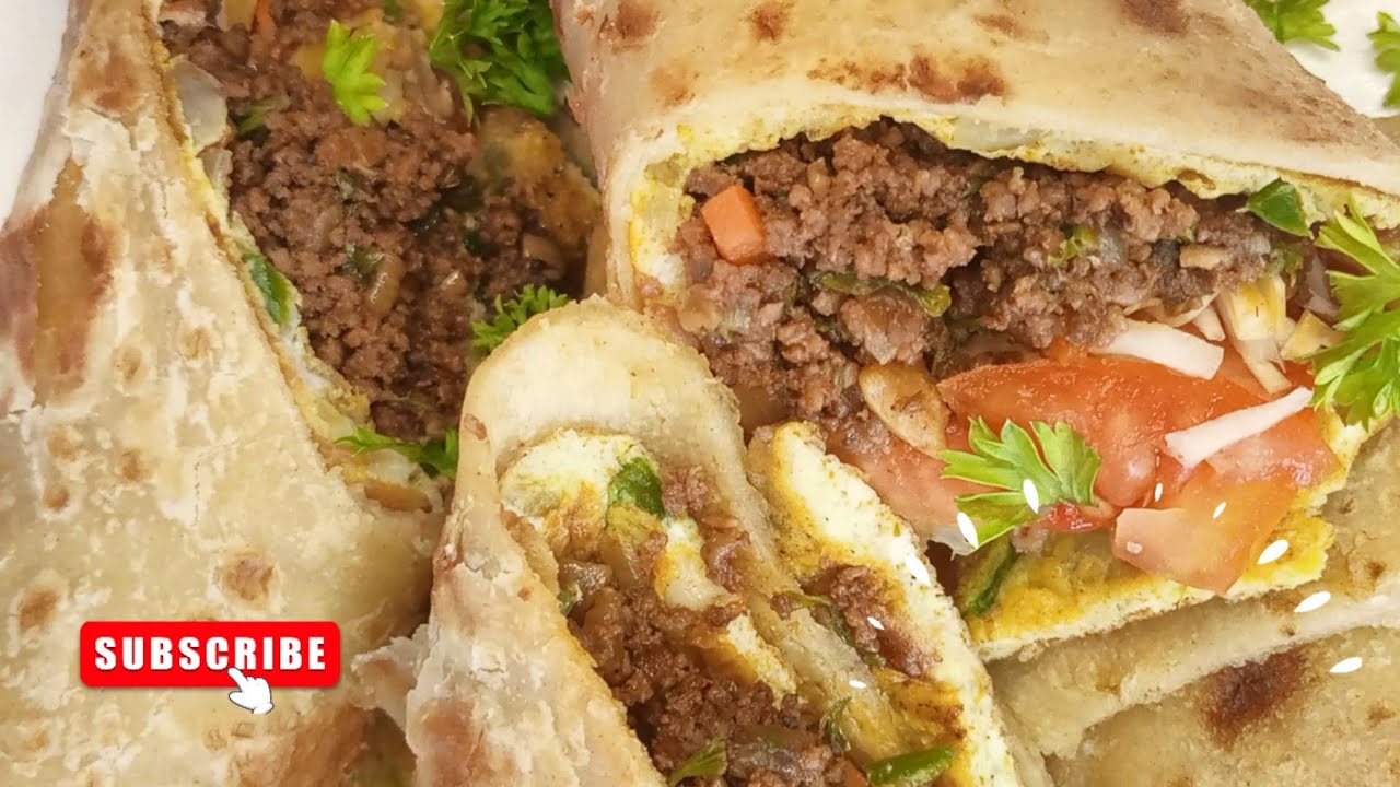 Beef Rolex Ugandan style,a Ugandan street food. - YouTube