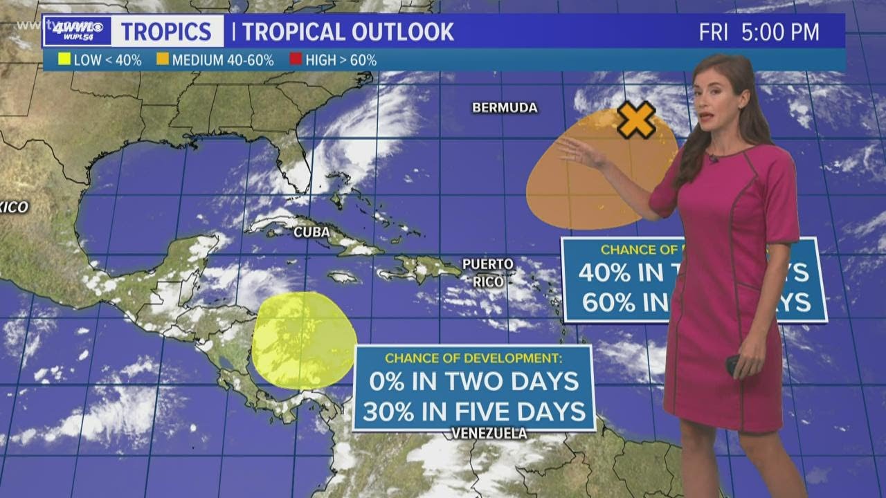 Friday evening tropical update: 2 spots to watch in Atlantic, Caribbean ...
