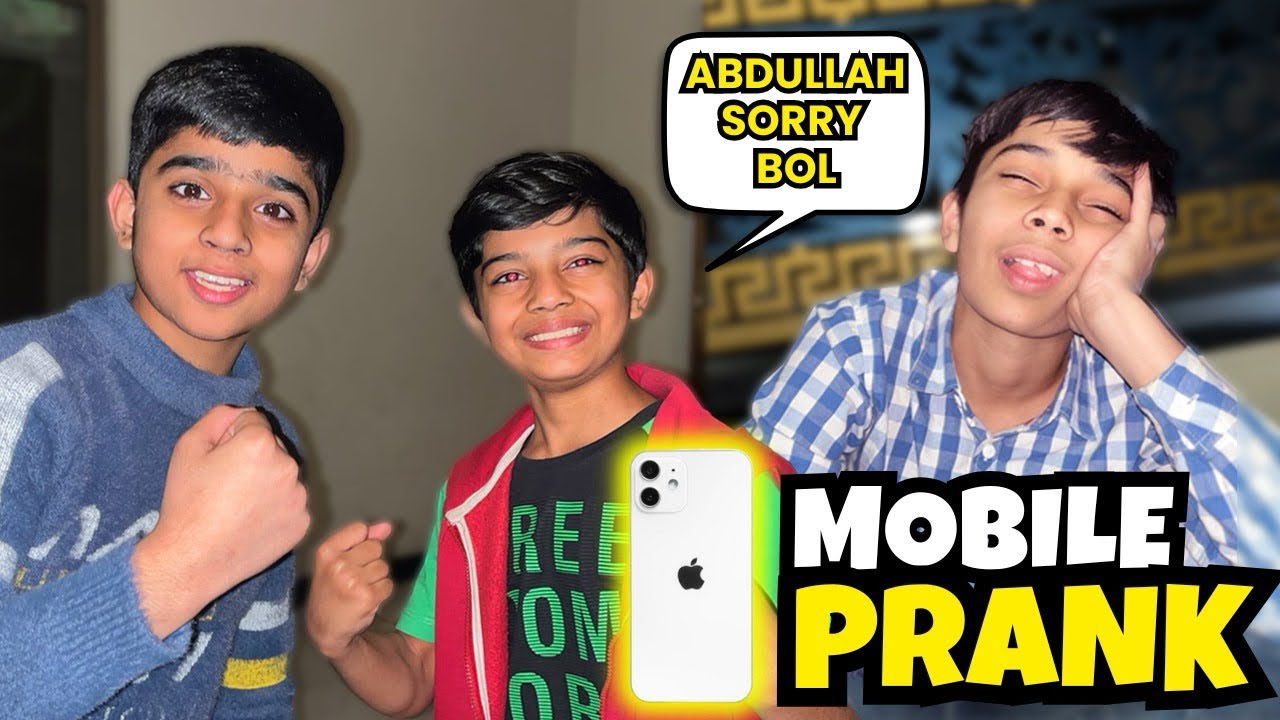 😤Mobile prank with Abdullah📲🤣 but Great Fight done🥷🤬 - YouTube