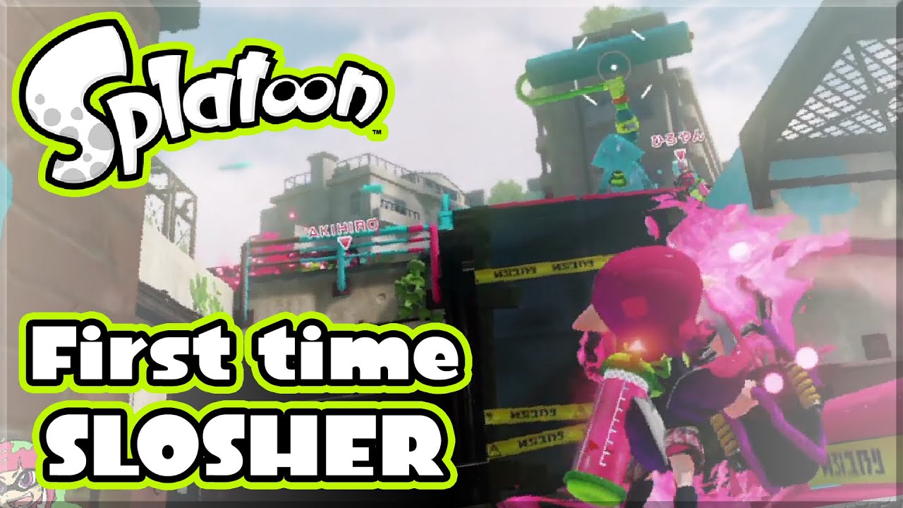 Splatoon: Slosher Gameplay (no commentary) - YouTube