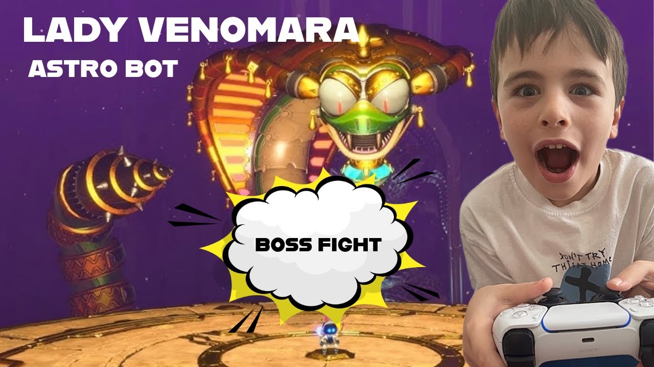 Astro Bot - Snake BOSS FIGHT! - YouTube