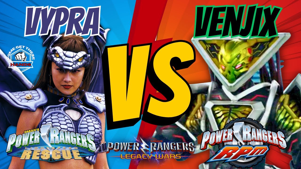Power Rangers Legacy Wars | Vypra Vs Venjix - YouTube
