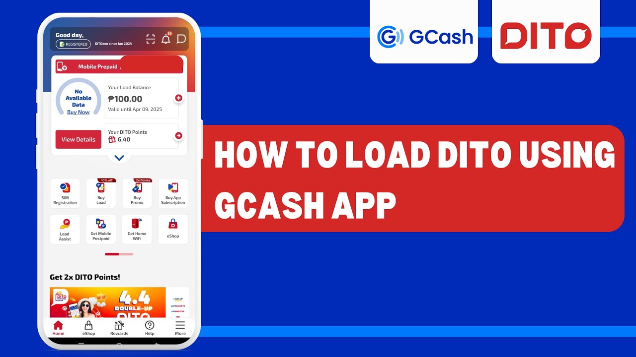 How to Load DITO SIM Card using GCash App 2024 - YouTube