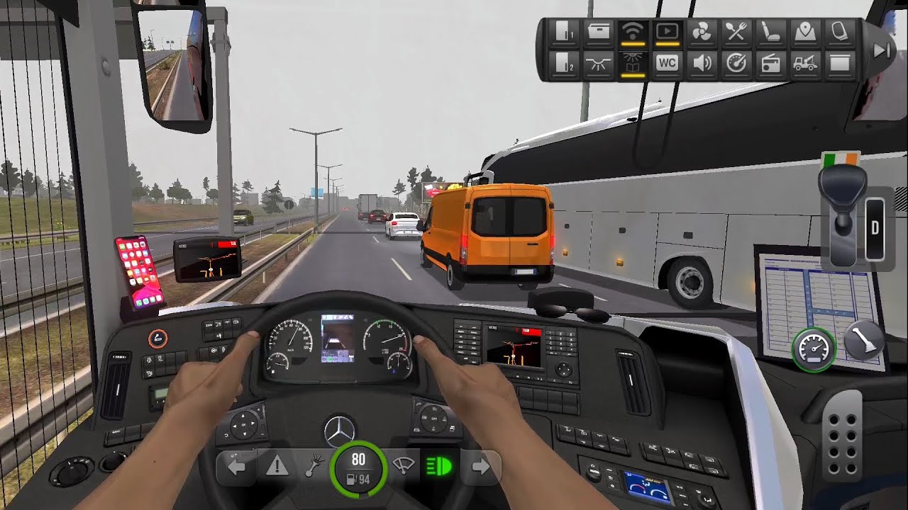 💯NEW MERCEDES BENZ BUS ! BUS SIMULATOR ULTIMATE💥🚌 HIGH SPEED RACING ...