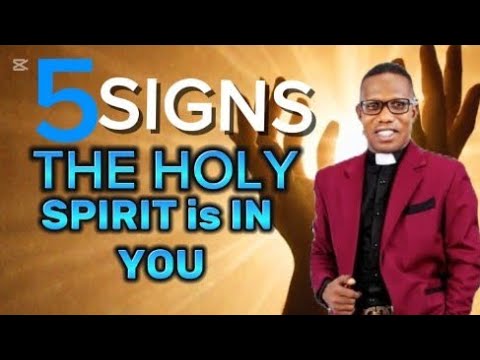 5 signs the holy Spirit is in you|powerful secret| - YouTube