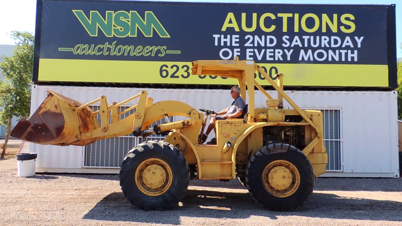 Caterpillar 944 Wheel Loader at Public Auction - YouTube