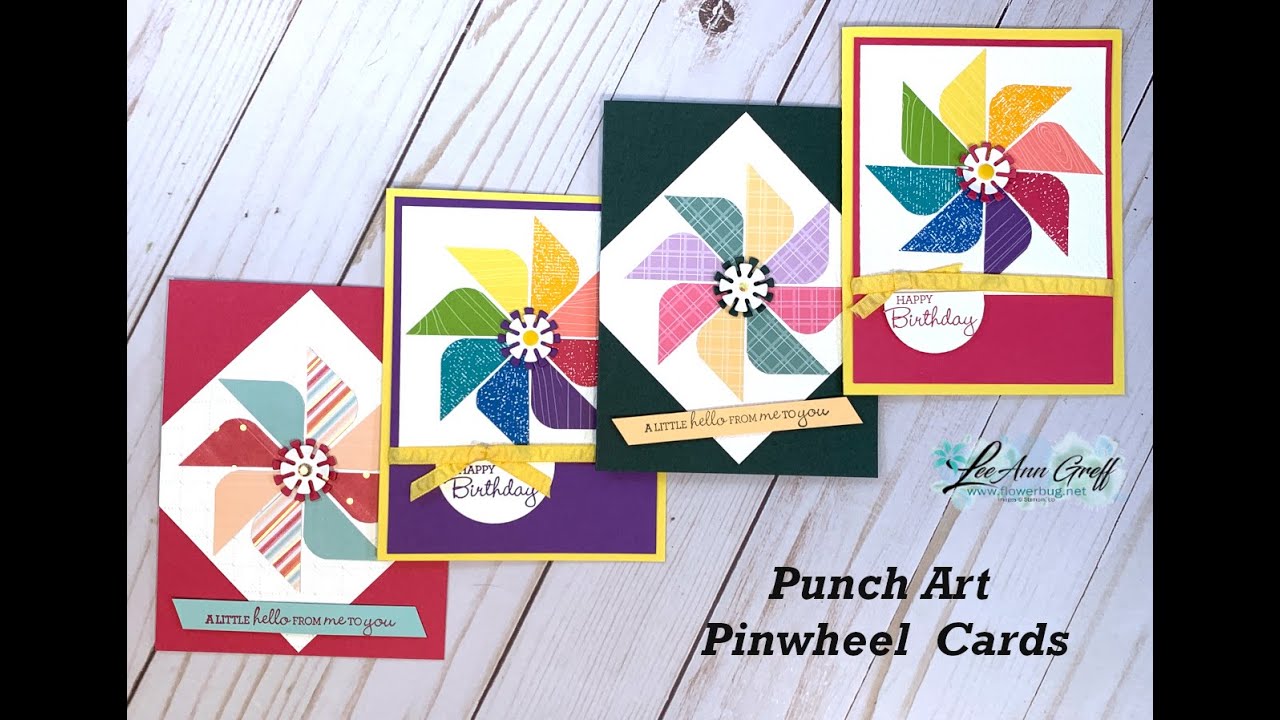 Easy Pinwheel Cards - YouTube