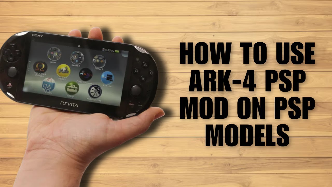 How To Use ARK-4 PSP Mod On PSP Models (Advanced Tutorial) - YouTube