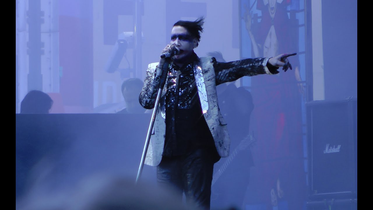 Marilyn Manson - Rock Is Dead + The Dope Show Live @ Gröna Lund 2015-06 ...