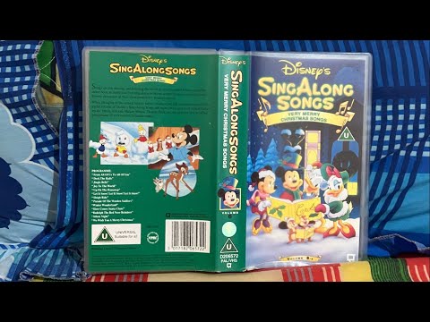 Disney's Sing-Along Songs: Very Merry Christmas Songs - United Kingdom Full VHS RIP (WDHV) 1994