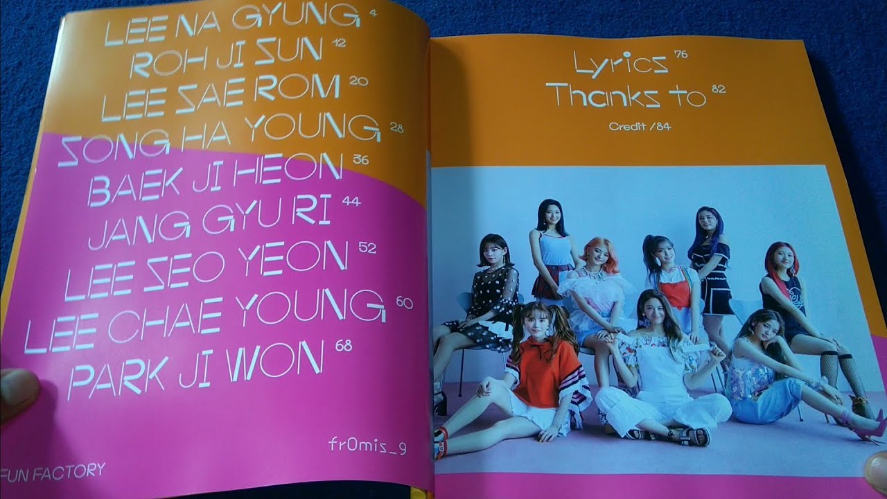 [UNBOXING] fromis_9 (프로미스나인) - Fun Factory ("Fun" Version) | 1st Single ...
