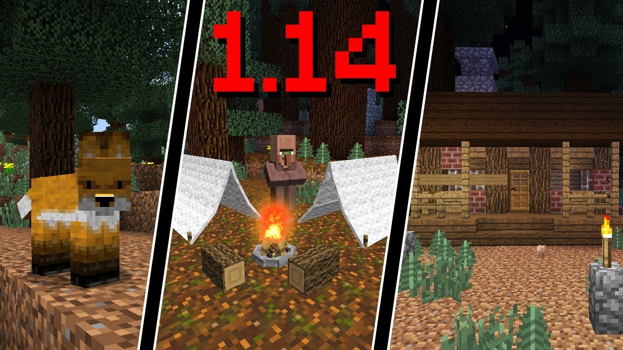 COMO SERÁ A ATUALIZAÇÃO DO BIOMA DE TAIGA NO MINECRAFT 1.14? - YouTube