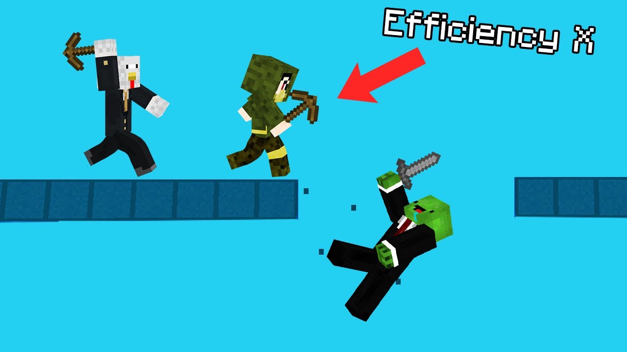 Abusing the Efficiency X Pickaxe in EggWars Cubecraft ft. MC - YouTube