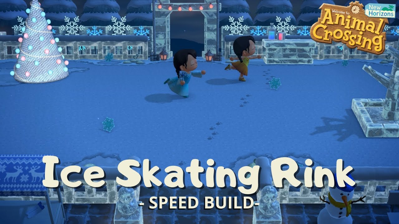 Christmas Ideas: Ice Skating Rink - Speed Build - Animal Crossing New ...