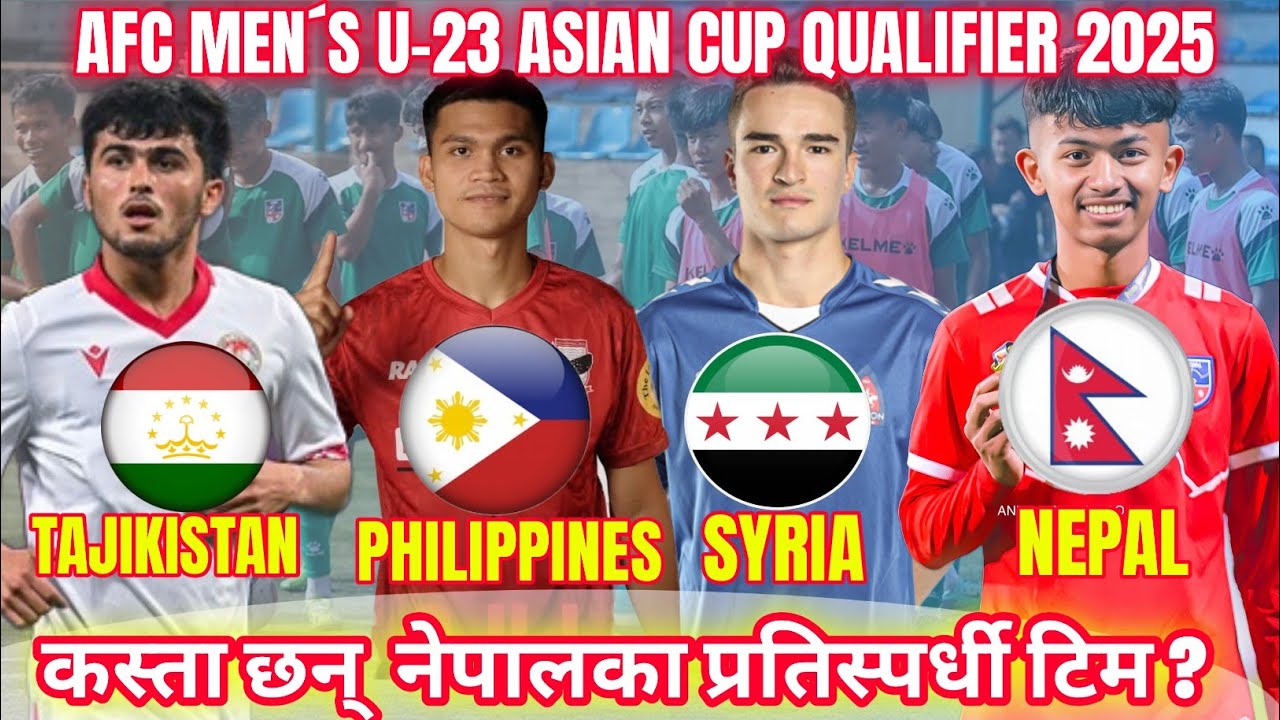 AFC U-23 Asian Cup Qualifier 2025: Nepal in Group K. Group K All Teams ...