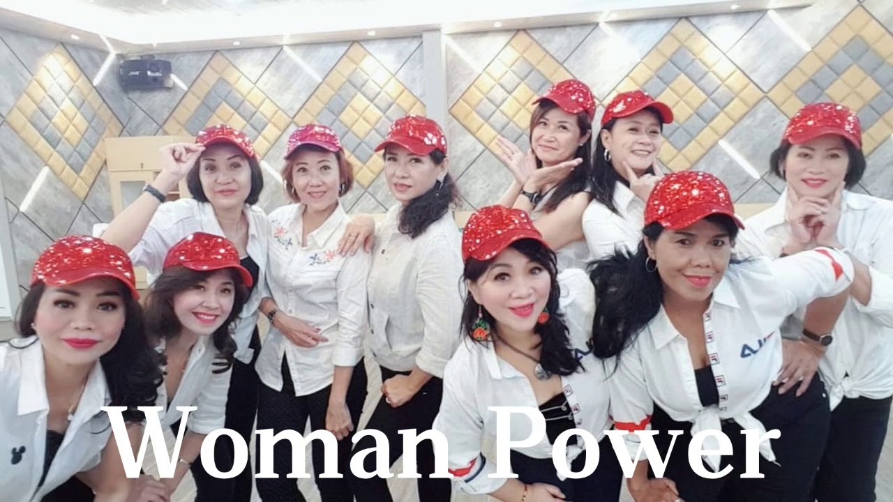 WOMAN POWER LINE DANCE - YouTube